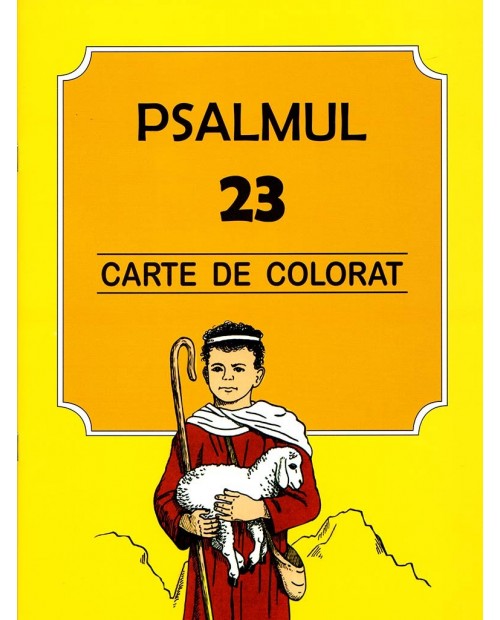 Psalmul 23: Carte de colorat | RVE Oradea